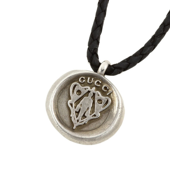 Gucci | Jewelry | Gucci Crest Pendant Necklace Sv925 25g 27669 | Poshmark